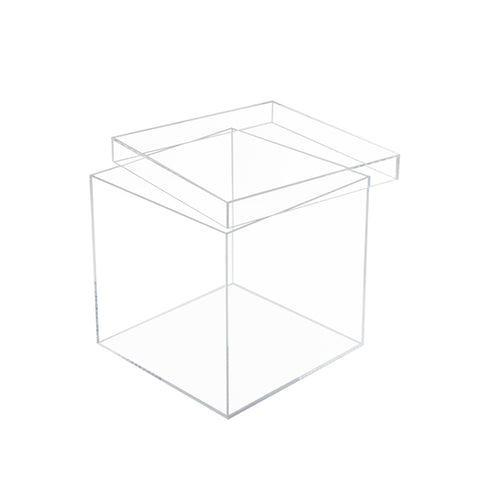 Acrylic 5-Sided Box w Shoebox Lid 10*10*10 inches – acrylicsheetsindia