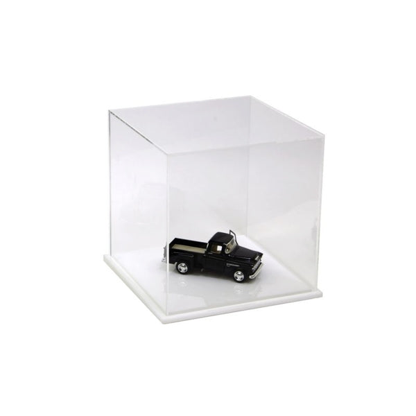 Acrylic Display Box 8 x 8 x 8 with White Base – acrylicsheetsindia