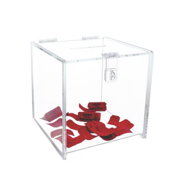 Deluxe Acrylic Ballot Box -12 x 12 x 12 – acrylicsheetsindia