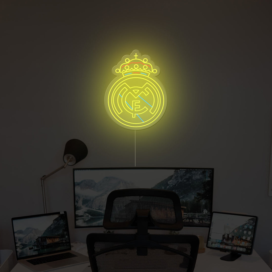 Buy Real Madrid Neon Sign Online India – acrylicsheetsindia