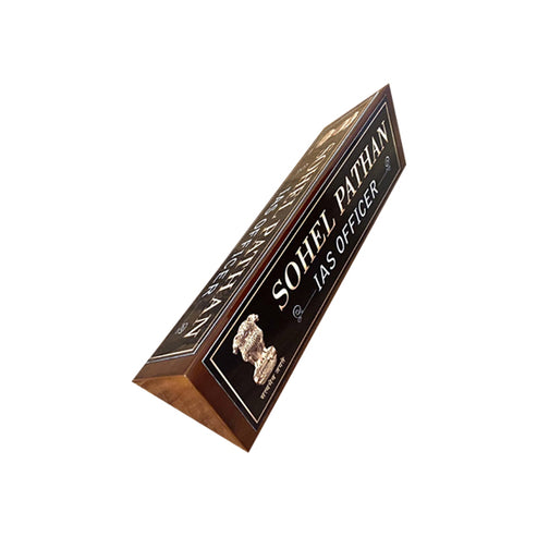Two Sided Desk Name Plate – acrylicsheetsindia